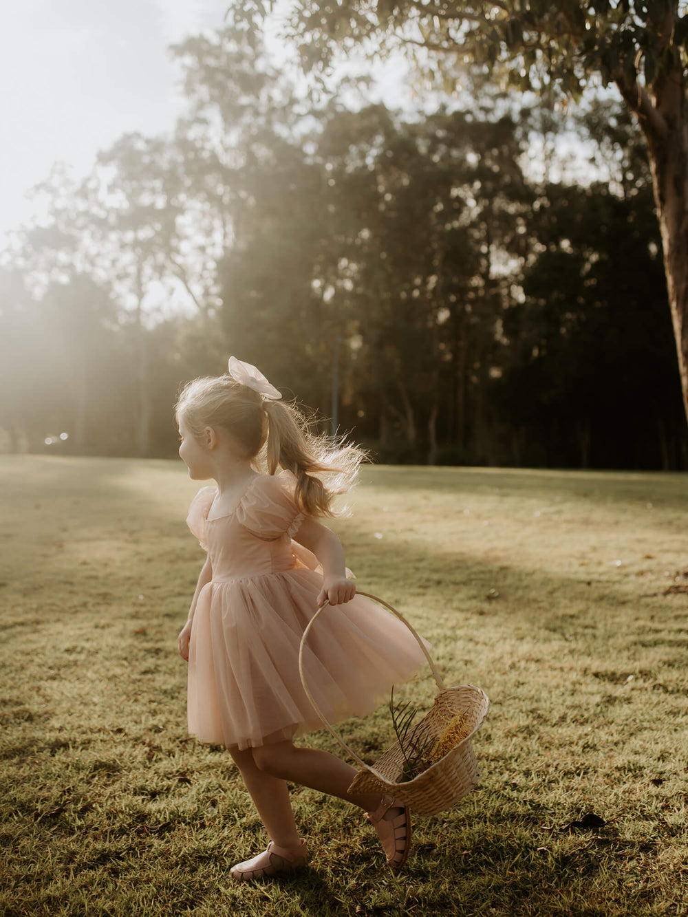 Layla Flower Girl Dress - Champagne - Oui Babe