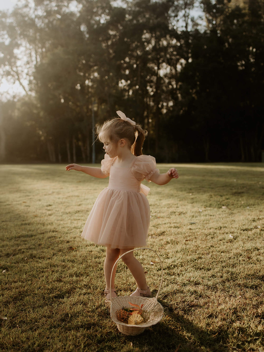Layla Flower Girl Dress - Champagne - Oui Babe