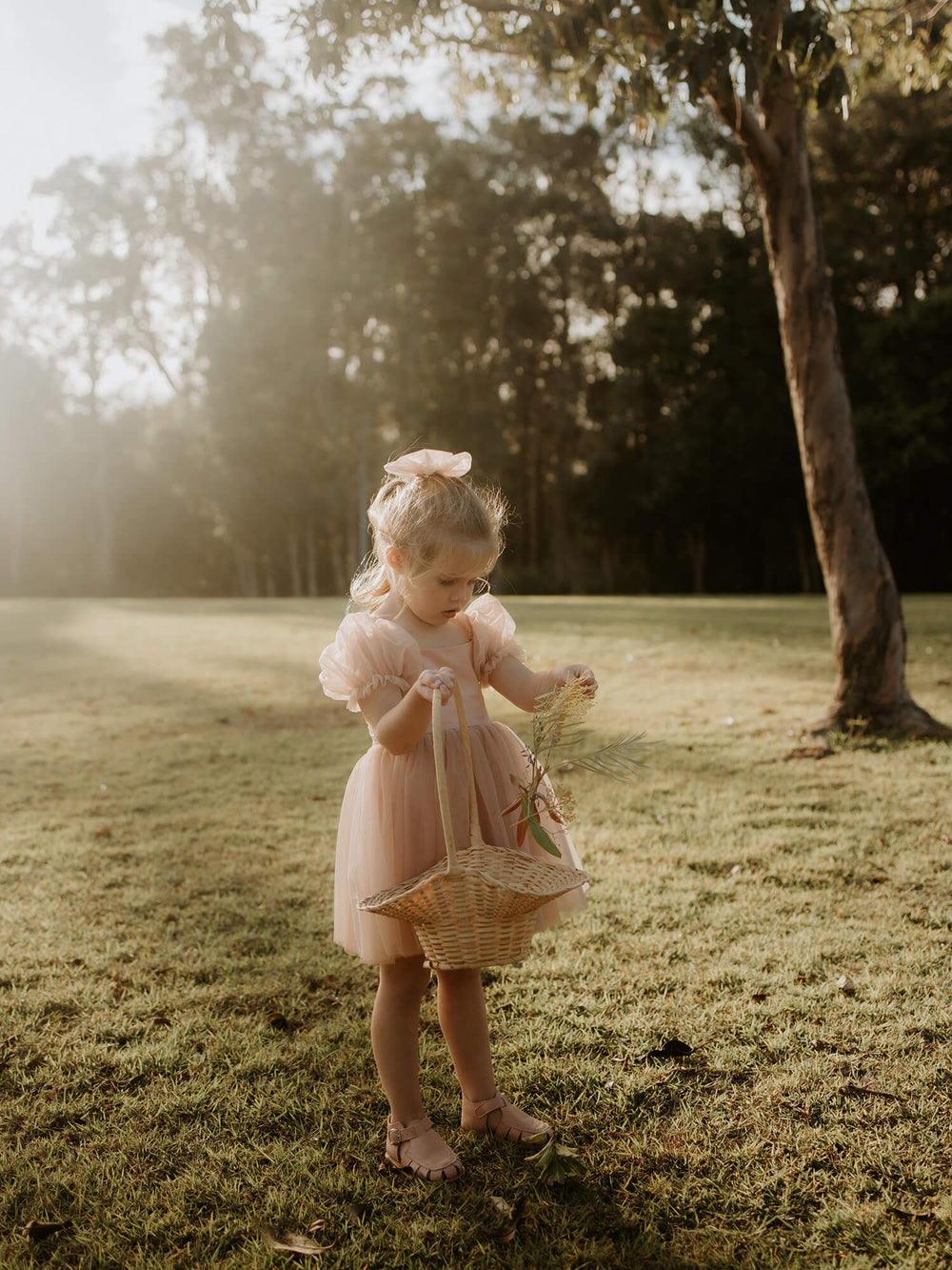 Layla Flower Girl Dress - Champagne - Oui Babe